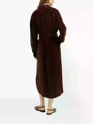 Brunello Cucinelli Fluid Corduroy Shirt Dress