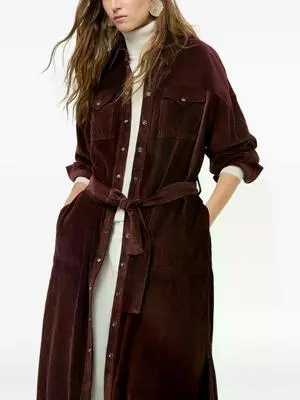 Brunello Cucinelli Fluid Corduroy Shirt Dress