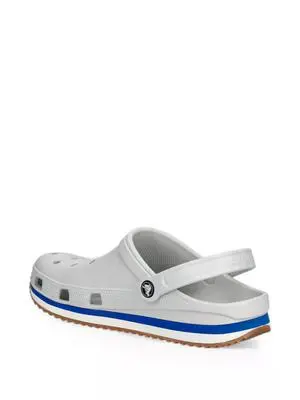 CROCS Runner Perforated-detail Slingback Mules