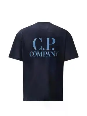 C.P. COMPANY Logo-print T-shirt - Blue