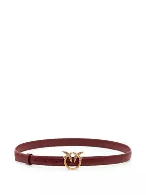 Pinko Love Birds Leather Belt - Red