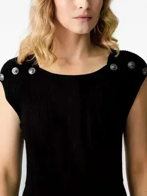 Guess Button-embellished Mini Dress