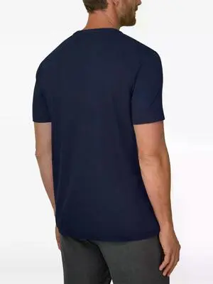 Boggi Milano T-shirt In Diagonal Cotton-blend Jersey B Tech