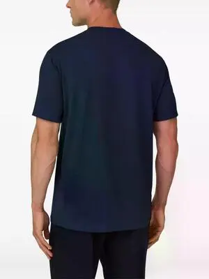 Boggi Milano T-shirt In Stretch Supima Cotton Jersey - Blue