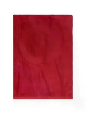 Iceberg Logo-debossed Beach Towel - Red