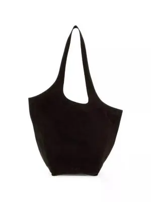 Attico Le Scoop Calf Suede Tote Bag - Brown