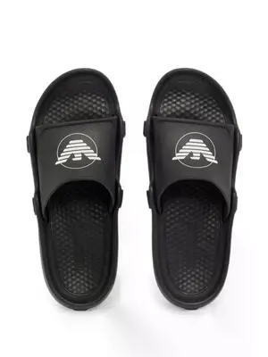 Emporio Armani Logo-print Slip-on Sandals