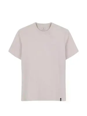 Boggi Milano T-shirt In Diagonal Cotton-blend Jersey B-tech
