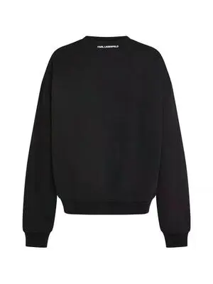 Karl Lagerfeld Ikon Choupette Muse Sweatshirt - Black