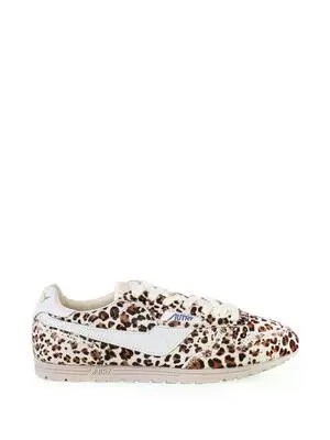 AUTRY Leopard-pattern Sneakers - Neutrals