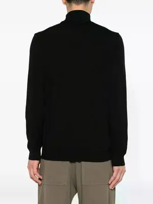 Corneliani Roll-neck Embroidered-logo Sweater