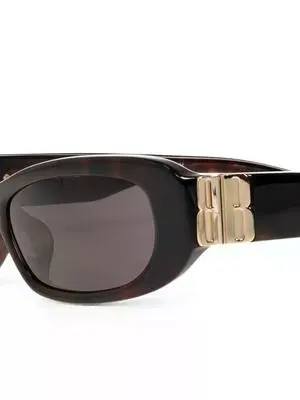 Balenciaga Cosmo Tortoiseshell-effect Sunglasses - Brown