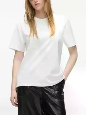 Karl Lagerfeld Rhinestone Autograph T-shirt - White
