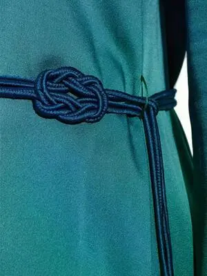 FORTE_FORTE Belted V-neck Maxi Dress