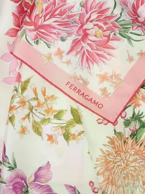 FERRAGAMO Floral-print Scarf
