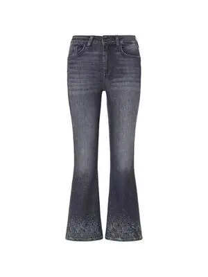 Liu Jo Bootcut Jeans With Rhinestones