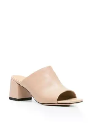 LINDA BAUMANN Open-toe Block-heel Sandals
