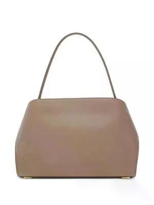 FERRAGAMO Medium Hug Soft Gancini-buckle Handbag - Neutrals