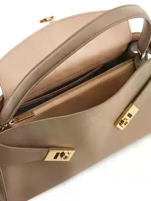 FERRAGAMO Medium Hug Soft Gancini-buckle Handbag