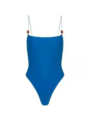 TROPIC OF C The C Bead-embellished Swimsuit - Blue