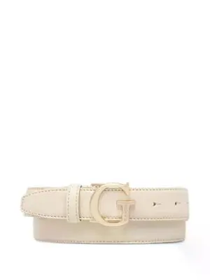 Guess G-logo Buckle Belt - Neutrals