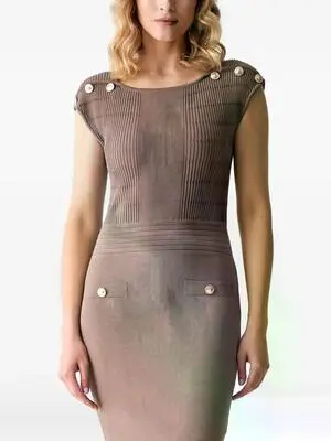 Guess Bodycon Mini Dress - Brown