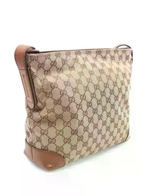 Gucci 2000s Gg Canvas Sherry Line Shoulder Bag