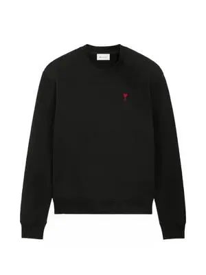 AMI Paris De Coeur Sweatshirt - Black