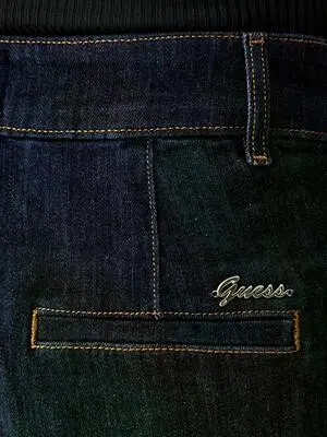 Guess Pleated Wide-leg Jeans
