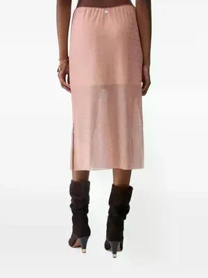 Liu Jo Embroidered Tulle Midi Skirt