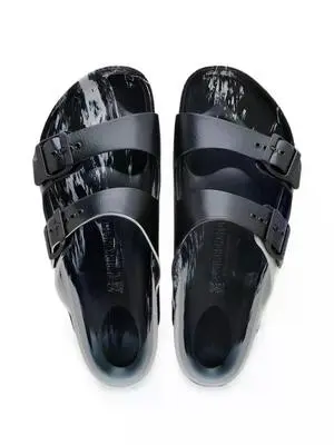 BIRKENSTOCK Arizona Marbled-effect Slides