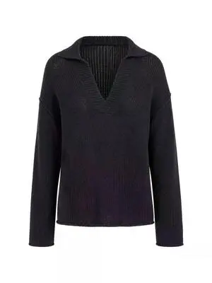 Vince Coated-cotton Polo Sweater