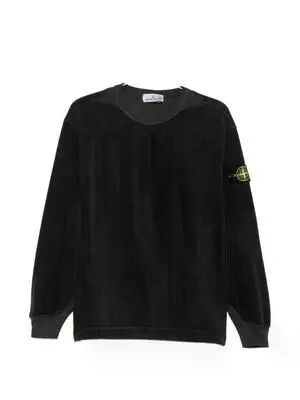 Stone Island Corduroy-texture Compass-patch Sweater
