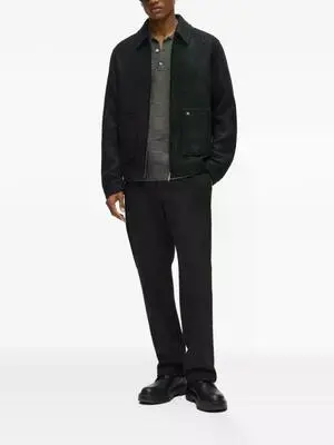Karl Lagerfeld Monogram Checked Polo Shirt