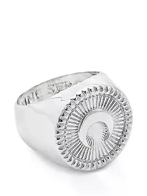 MARINE SERRE Moon Signet Ring - Silver