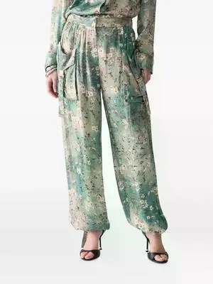 Liu Jo Printed Satin Trousers