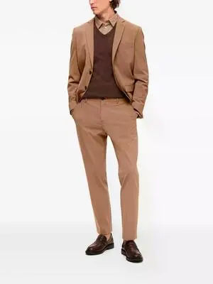 SELECTED Belt-loops Slim-fit Trousers