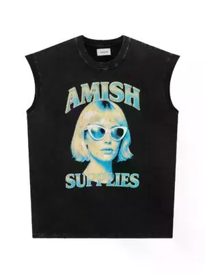 AMISH SUPPLIES Graphic-print Sleeveless Tank Top