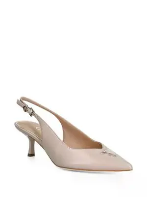 Guess Logo-plaque Slingback Pumps