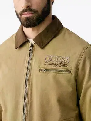 Guess Logo-embroidered Jacket