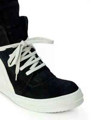 Rick Owens Paneled High-top Sneakers