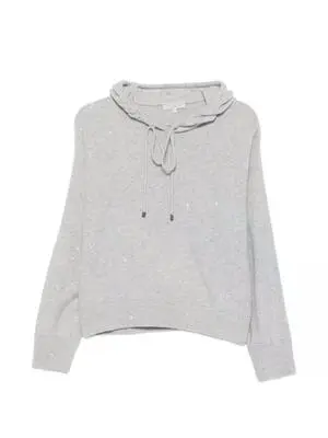 Antonelli Firenze Sequin-embellished Drawstring Hoodie