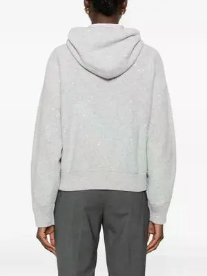 Antonelli Firenze Sequin-embellished Drawstring Hoodie