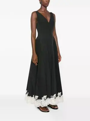 Simkhai Mira Lace-trim Midi Dress
