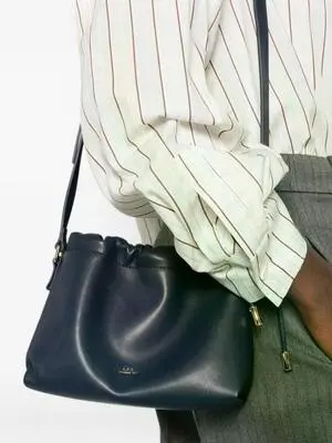 A.p.c. Mini Ninon Shoulder Bag - Blue