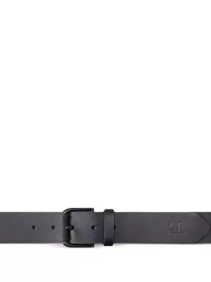 C.P. COMPANY Logo-debossed Leather Belt