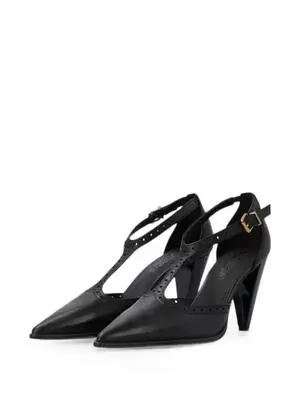 Pinko Brogue-detail T-bar Pumps