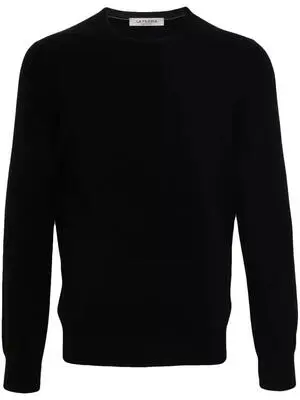 FILERIA Fine-knit Cashmere Sweater - Black