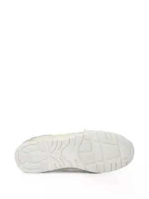 Pinko Panelled Shearling-trim Sneakers