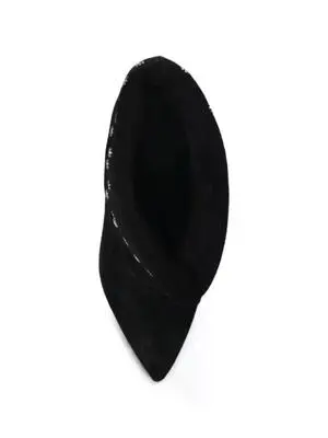 Isabel Marant Étoile Lyone Stud-embellished Ankle Boots - Black